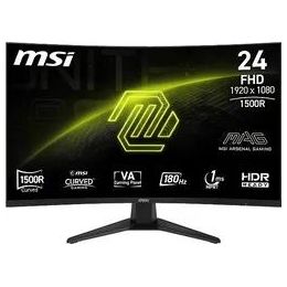 MSI MAG 244CDE 23,6 Zoll Full-HD Curved Gaming Monitor 1 ms Reaktionszeit 180 Hz
