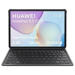 Huawei MatePad 11.5", 2025, abnehmbare Tastatur, PaperMatte Display, 8 GB, Tablet, 256 11,5 Zoll, Gray