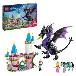 Lego Disney Princess 43240 Malefiz als Drache Bausatz, Mehrfarbig