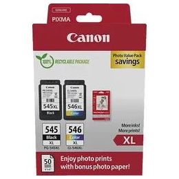 Canon PG-545XL/CL-546XL Tintenpatrone Schwarz, Cyan, Magenta, Gelb
