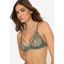 LSCN BY LASCANA Bralette gr&uuml;n Gr. 36/38 f&uuml;r Damen. Ohne B&uuml;gel