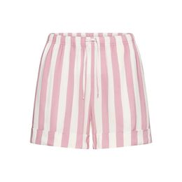 s.Oliver Pyjamashorts violett Gr. 48 f&uuml;r Damen. Loose Fit