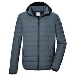 Steppjacke "GS 84 MN QLTD JCKT", Damen, Gr. XL, blau (graublau), Obermaterial: 100% Polyester;Futter: 100% Polyester;F&uuml;llung: 100% Polyester, G.I.G.A. DX BY KILLTEC, Jacken Steppjacke, Herren Steppjacke m. abnehm. Kapuze, wasserabweisend, winddicht