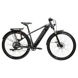 E-Bike KROSS "KROSS E-MTB Hexagon Boost 1.0 29 Zoll graphite 8 G&auml;nge" Gr. 53, graphite, grau, Elektrofahrr&auml;der, Herren, 53cm, 29 Zoll (73,66cm), KROSS E-MTB Hexagon Boost 1.0 29 Zoll graphite 8 G&auml;nge
