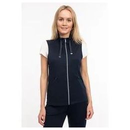 Funktionsweste DEPROC ACTIVE "NIGEL PEAK III VEST", Damen, Gr. 46 (L), blau (navy), 96% Polyester; 4% Elasthan, tailliert, Westen Funktionsweste, auch in Gro&szlig;en Gr&ouml;&szlig;en erh&auml;ltlich