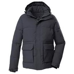 Steppjacke "GW 26 MN QLTD JCKT", Herren, Gr. XL, anthrazit, Obermaterial: 100% Polyester;Futter: 100% Polyester;F&uuml;llung: 100% Polyester, G.I.G.A. DX BY KILLTEC, Jacken Steppjacke, Wasserabweisende Herrenjacke, abnehmbare Kapuze, recycelte Materialien
