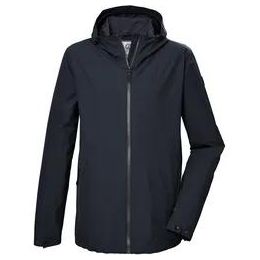 Funktionsjacke "GS 80 MN JCKT", Herren, Gr. 3XL, blau (navy), Obermaterial: 100% Polyester;Futter: 100% Polyester, G.I.G.A. DX BY KILLTEC, Jacken Funktionsjacke, Herrenjacke wasserdicht 8.000 mm, Kapuze, verstellbar