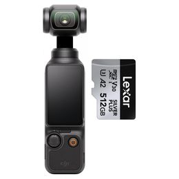 DJI Osmo Pocket 3 + Lexar Silver Plus microSDXC 512GB