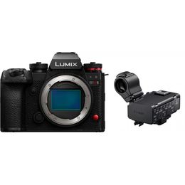 Panasonic Lumix DC-S1RII + XLR-Mikrofonadapter DMW-XLR2
