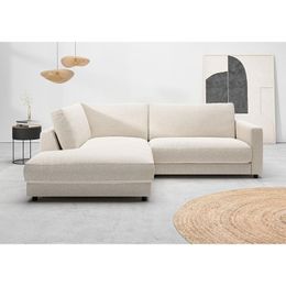 Home Affaire Ecksofa &raquo;Ecksofa Jiro, L-Form, gro&szlig;e Sitztiefe, Breite 252 cm&laquo; lose Sitz- & R&uuml;ckenkissen, weicher Polsteraufbau, komfortabel & modern 100
