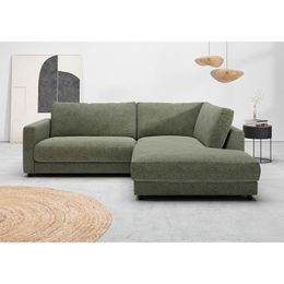 Home Affaire Ecksofa &raquo;Ecksofa Jiro, L-Form, gro&szlig;e Sitztiefe, Breite 252 cm&laquo; lose Sitz- & R&uuml;ckenkissen, weicher Polsteraufbau, komfortabel & modern 100