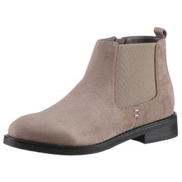 Aniston Shoes Damen Aniston SHOES Chelseaboots , Stiefelette, Blockabsatz, mit breitem Stretch - NEUE KOLLEKTION grau 36