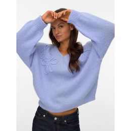 V&eacute;ro Moda Vero Moda Damen V-Ausschnitt-Pullover &raquo;VMLOLLIPOP LS V-NECK PULLOVER BOO&laquo; M