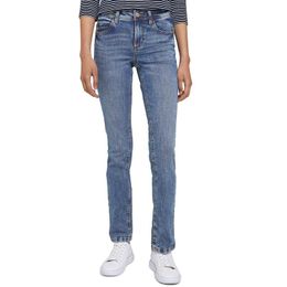 Tom Tailor Damen Tom Tailor Straight-Jeans &raquo;Alexa Straight&laquo; in 5-Pocket-Form blau 31, L&auml;nge 32