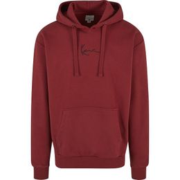 Karl Kani Herren Kapuzenpullover &raquo; SMALL SIGNATURE ESSENTIAL HOODIE DARK RED&laquo; 1 Stk. XS