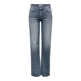 Only Damen Only Straight-Jeans &raquo;ONLBLUSH MID STRAIGHT DNM REA558 NOOS&laquo; blau S (36), L&auml;nge 32