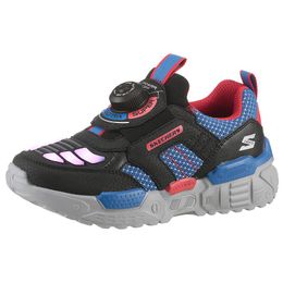 Skechers Jungen Slip-On Sneaker &raquo;TURBO-FUSE LIGHTS&laquo; Blinkschuh mit Drehverschluss, Gr&ouml;&szlig;enschablone zum Download bunt 27