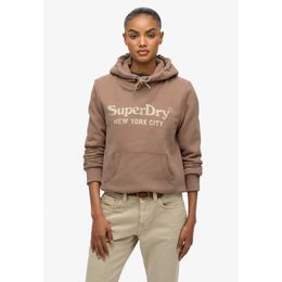 Superdry Damen Kapuzensweatshirt &raquo;BRAND MARK RELAXED HOOD&laquo; beige XS