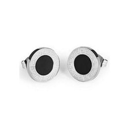 Firetti Damen Paar Ohrstecker &raquo;Schmuck Geschenk Ohrschmuck Classic&laquo; mit Zirkonia (synth.) schwarz