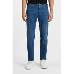 Hugo Blue Herren HUGO Blue Tapered-fit-Jeans &raquo;Brody&laquo; mit Stone-washed-Finish blau 33, L&auml;nge 34