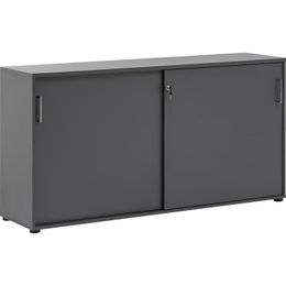 Schildmeyer Aktenschrank &raquo;Serie 1500 made in Germany&laquo; abschlie&szlig;bare Kommode, Ma&szlig;e B160,2 x T41 x H84,2 cm, Made in Germany grau FSC -zertifizierter Holzwerkstoff