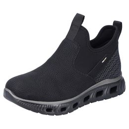 Rieker Sport Damen RIEKER Sport Schlupfboots , High-Top-Sneaker, Schlupfboots mit elastischem Schaft schwarz 37