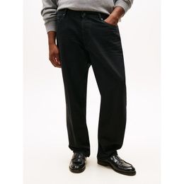 Tommy Hilfiger Big & Tall Tommy Hilfiger Big & Tall Herren Gerade Jeans &raquo;RELAXED BONA&laquo; Gro&szlig;e Gr&ouml;&szlig;en schwarz 46, L&auml;nge 30
