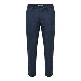 Only & Sons Only & Sons Herren ONLY & SONS Chinohose &raquo;ONSMARK SLIM BRUSHED PIQUE 0353 PANTS&laquo; blau 34, L&auml;nge 32