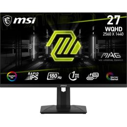 MSI Gaming-Monitor &raquo;MAG 274QRF QD&laquo; 69 cm/27 &prime;&prime; 2560 x 1440 px WQHD 1 Reaktionszeit 180 Hz schwarz neig-, schwenk-, h&ouml;henverstellbar, Vesa 
