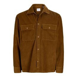 Jack & Jones Jack & Jones Herren Langarmhemd &raquo;JJEPERFECT CORDUROY OVERSHIRT LS SN&laquo; braun S, N-Gr
