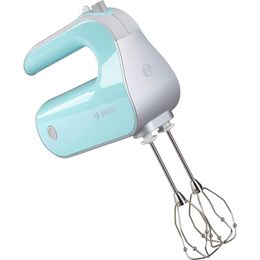 Bosch Handmixer &raquo;Styline MFQ40302, Edelst. R&uuml;hrbesen/Knethaken, 5 Stufen, t&uuml;rkis&laquo; 500 W Turbostufe, leichtes Geh&auml;use, Made in Europe gr&uuml;n Handmixer