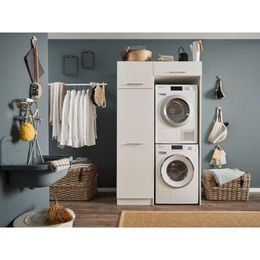 Mehrzweckschrank-Set &raquo;LAUNDREEZY LDLK2&laquo; wei&szlig; Holzwerkstoff