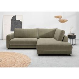 Home Affaire Ecksofa &raquo;Ecksofa Jiro, L-Form, gro&szlig;e Sitztiefe, Breite 252 cm&laquo; lose Sitz- & R&uuml;ckenkissen, weicher Polsteraufbau, komfortabel & modern 100