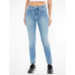 Calvin Klein Jeans Damen &raquo;MID RISE SKINNY&laquo; 5-Pocket-Form blau 26, L&auml;nge 34