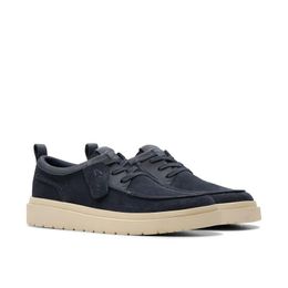 Clarks Herren &raquo;Polden Moc&laquo; , Schn&uuml;rschuh, Business Schuh, Mokassin im Casual Look blau 46