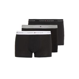 Tommy Hilfiger Underwear Herren &raquo;TRUNK 3 PACK&laquo; 3 Stk. mit kontrastfarbenem Logobund grau S (48), 3 Stk.