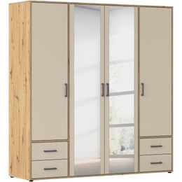 Rauch Dreht&uuml;renschrank &raquo;Kleiderschrank Schrank Garderobe W&auml;scheschrank VOYAGER&laquo; in 3 verschiedenen Ausstattungen BASIC/CLASSIC/PREMIUM, mit modernen 