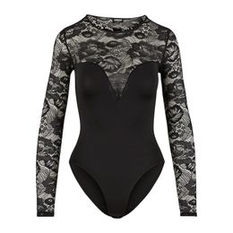 Urban Classics Damen Urban Classics Body &raquo; Ladies Round Neck Lace Body&laquo; XS, US-Gr&ouml;&szlig;en
