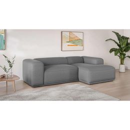 s.Oliver Ecksofa &raquo;EMMERIK Designersofa, L-Form mit Wellenfederung, B/T/H: 260/155/73 cm&laquo; hoher Sitzkomfort, gem&uuml;tlich und modern, auch in Cord grau 
