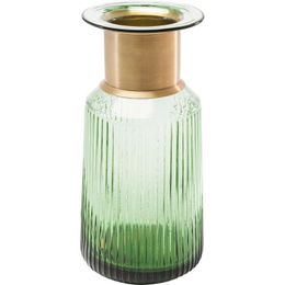 KARE Tischvase &raquo;Vase Barfly Green 30cm&laquo; gr&uuml;n Glas