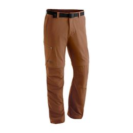 Maier Sports Herren Funktionshose &raquo;Tajo 2&laquo; Herren Wanderhose, zipp-off Outdoor-Hose, 4 Taschen, Regular Fit braun 98, Langgr&ouml;&szlig;en