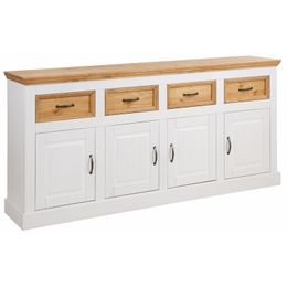 OTTO home Sideboard &raquo;Selma&laquo; Kommode mit 4 T&uuml;ren und 4 Schubk&auml;sten wei&szlig;
