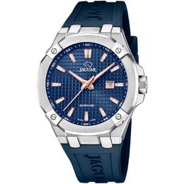 Jaguar Herren Quarzuhr &raquo;Executive&laquo; Armbanduhr, Herrenuhr, Saphirglas, Swiss Made, bis 10 bar wasserdicht blau