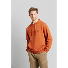 Bugatti Herren Bugatti Sweatshirt, mit Logo-Print orange S