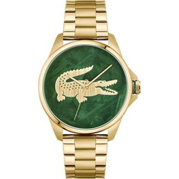 Lacoste Herren Quarzuhr &raquo;LE CROC&laquo; Armbanduhr, Herrenuhr, Edelstahlarmband, analog gold