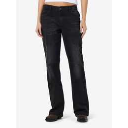Noisy may Damen Noisy may Low-rise-Jeans &raquo;NMNILA LW WIDE JEANS AZ423BL NOOS&laquo; schwarz 28, L&auml;nge 30