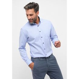 Eterna Herren &raquo;MODERN FIT&laquo; NON IRON (b&uuml;gelfrei) blau 38, Normalgr&ouml;&szlig;en