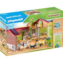Playmobil Konstruktions-Spielset &raquo;Gro&szlig;er Bauernhof (71304), Country&laquo; teilweise aus recyceltem Material; Made in Germany bunt Konstruktions-Spielset