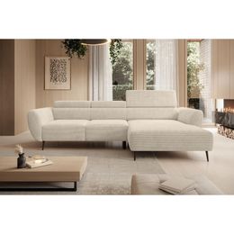 WERK2 Ecksofa &raquo;Alisson, mit elektrischer Sitztiefenverstellung, L-Form, Breite 277 cm&laquo; Alisson &ndash; flexibler Komfort mit modernem Design und smarten 