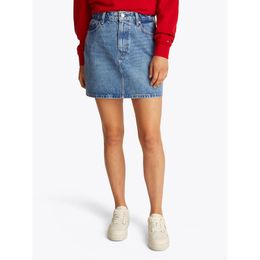 Tommy Hilfiger Damen Jeansrock &raquo;DNM MINI SKIRT HW ALI&laquo; in Mini-L&auml;nge, in blauer Waschung 38